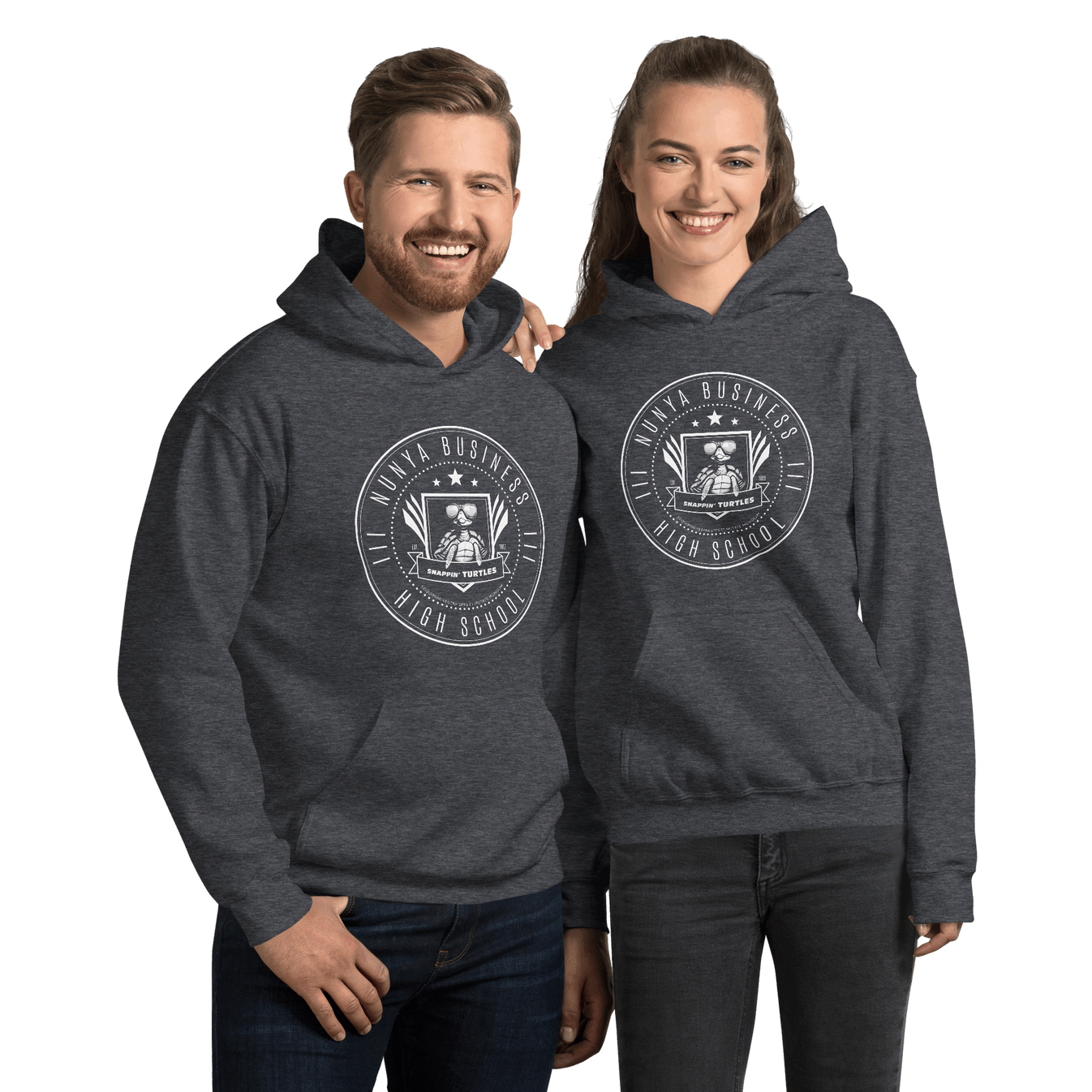 Nunya Business High School Badge Hoodie – Nunya Biz store