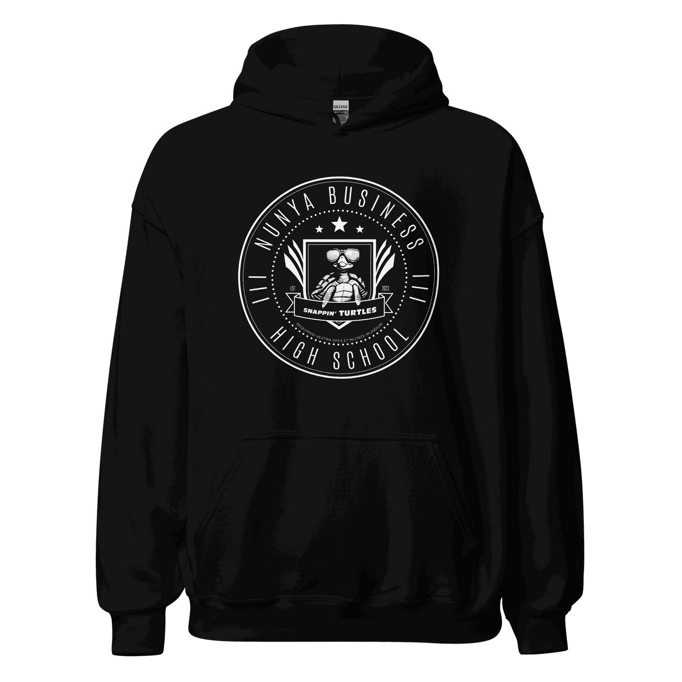 Nunya Business High School Badge Hoodie – Nunya Biz store